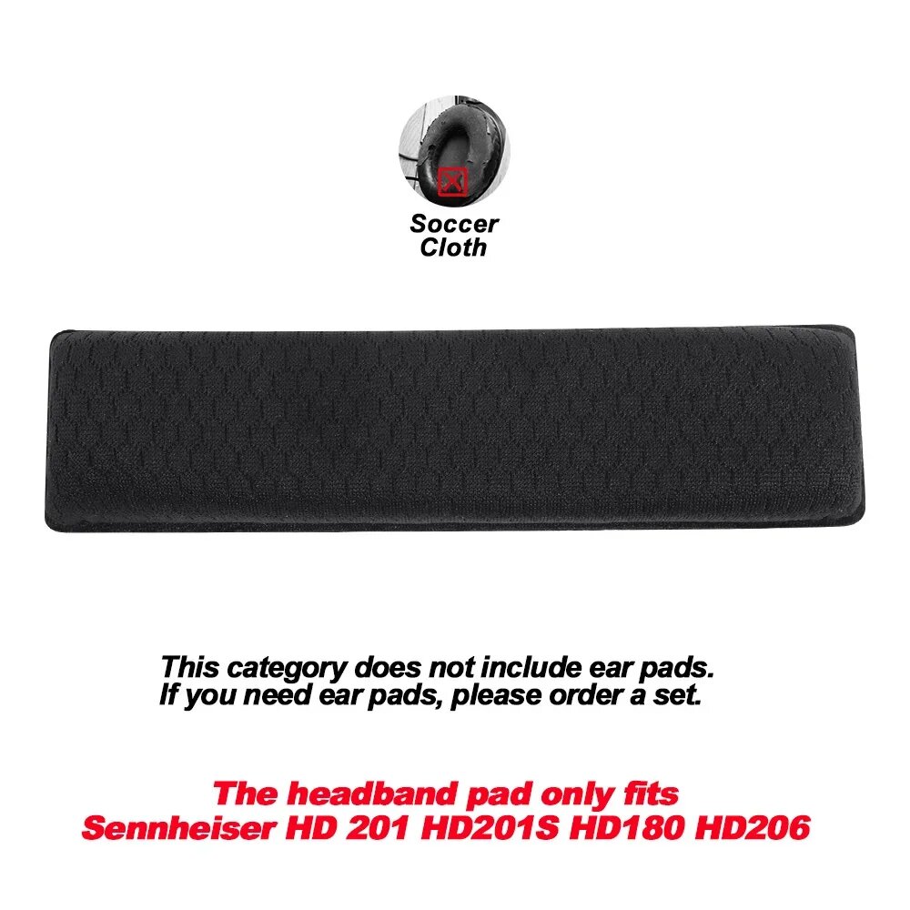 Амбушюры из пены с эффектом памяти для наушников Sennheiser HD 180, 200, 201, 206, Headstock Cloth