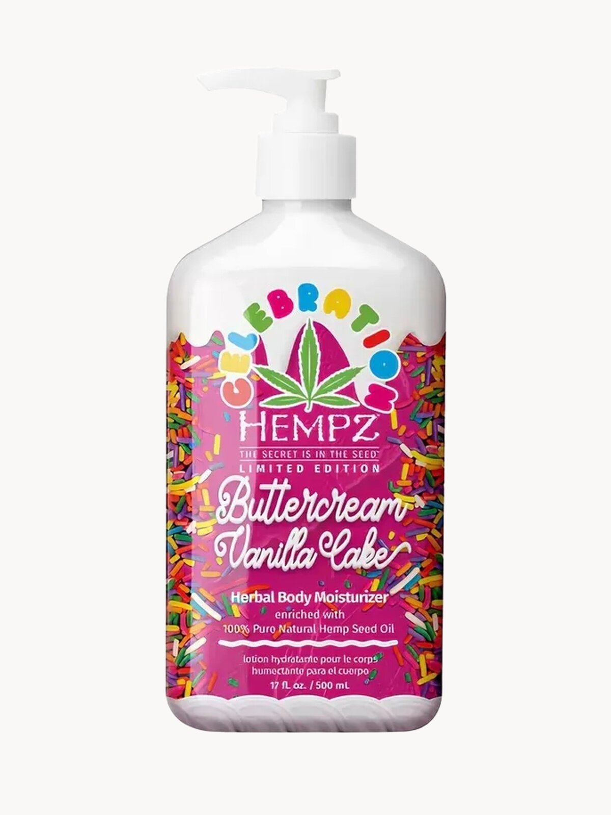 Hempz Молочко для тела Сливочный крем с нотами корицы, кокосового молока и ванили Buttercream Vanilla Cake 500 мл