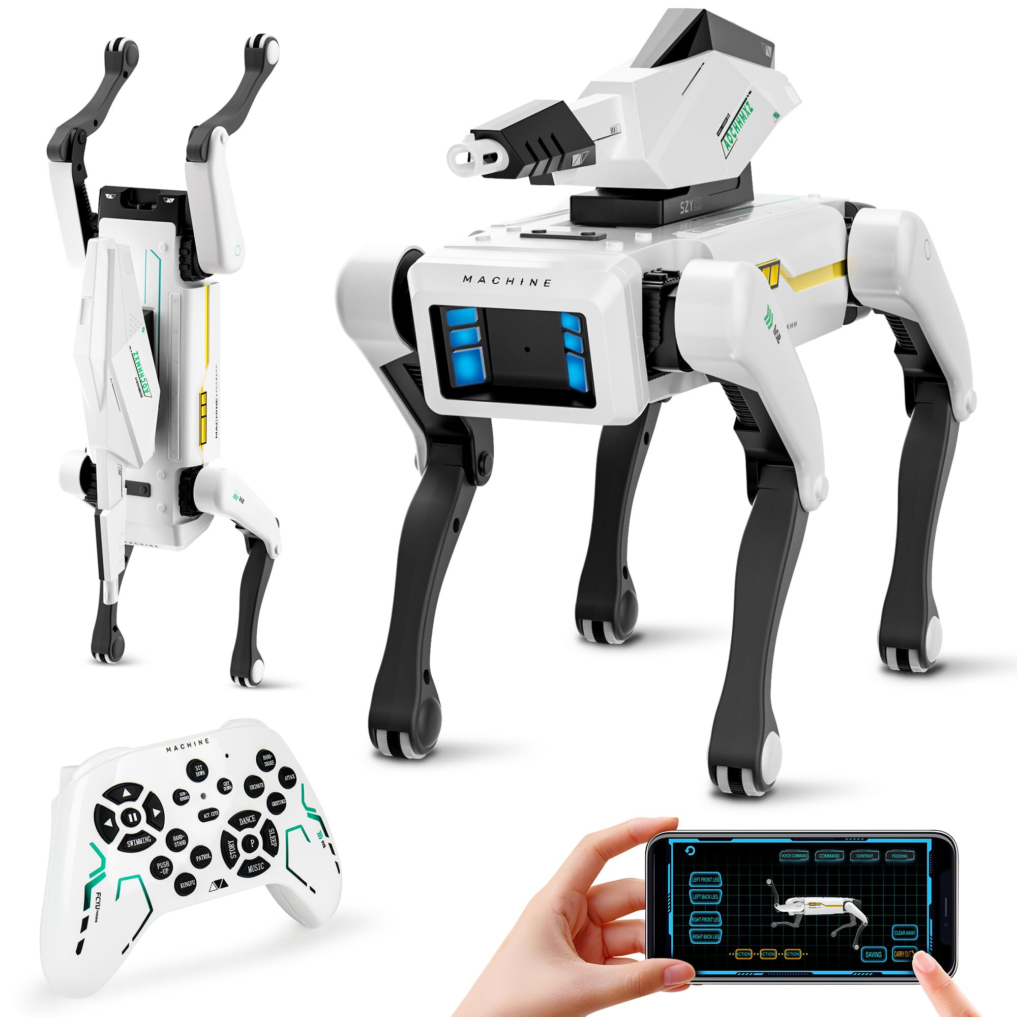 Умная игрушечная собака, с голосовым и дистанционным управлением, Игрушки говорят по - китайски, подарки для детей
