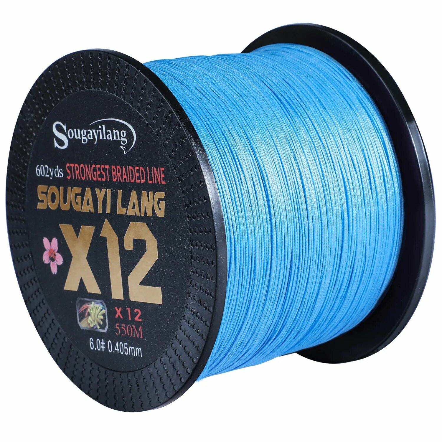 Sougayilang X12, плетеная леска, синяя, 350M, 29.5kg