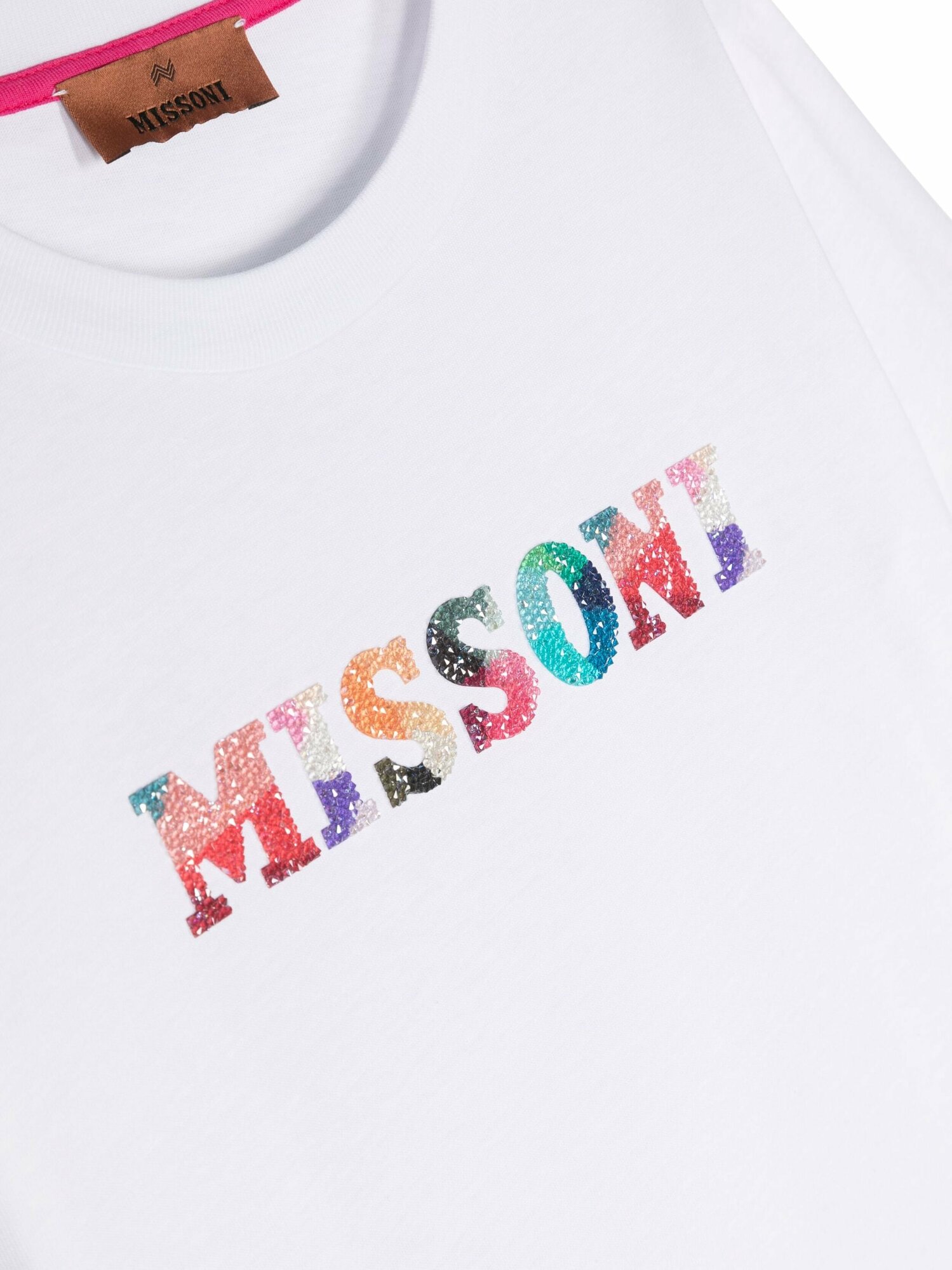 Футболка Missoni, размер 128, бежевый/белый — фото 1