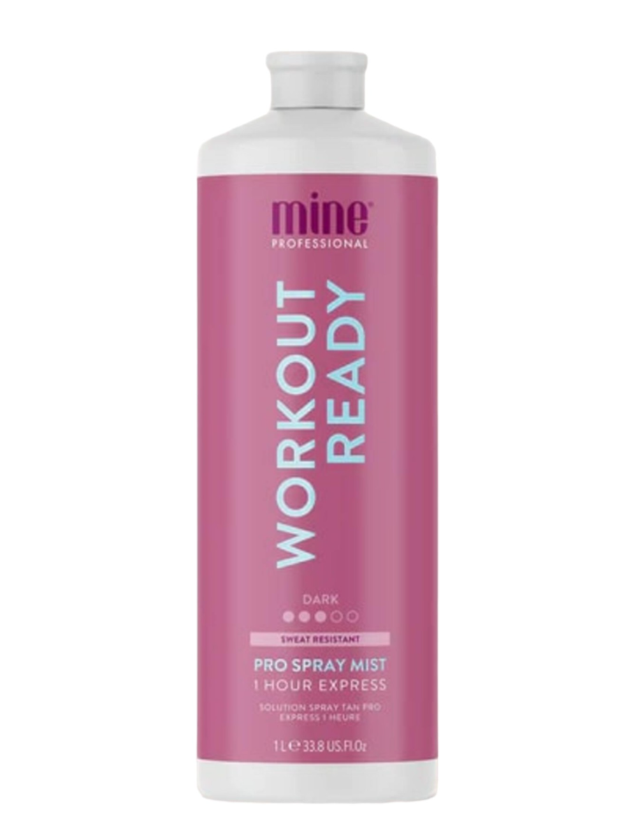 Лосьон для моментального загара MineTan Workout Ready Pro Spray Mist 12% DHA 1000 мл