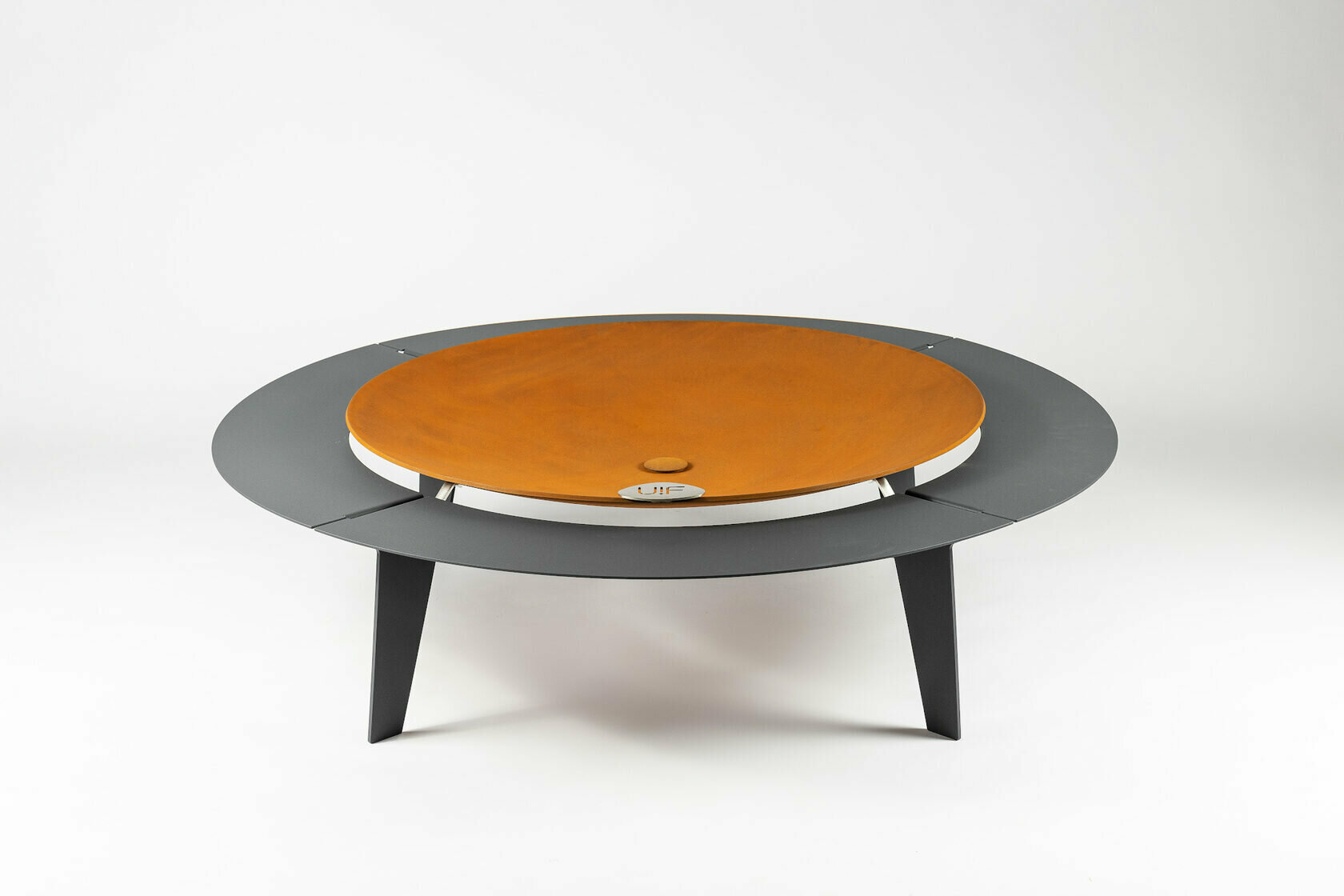 Чаша для костра Up! Flame Steel Cup 1200 Uniq grey