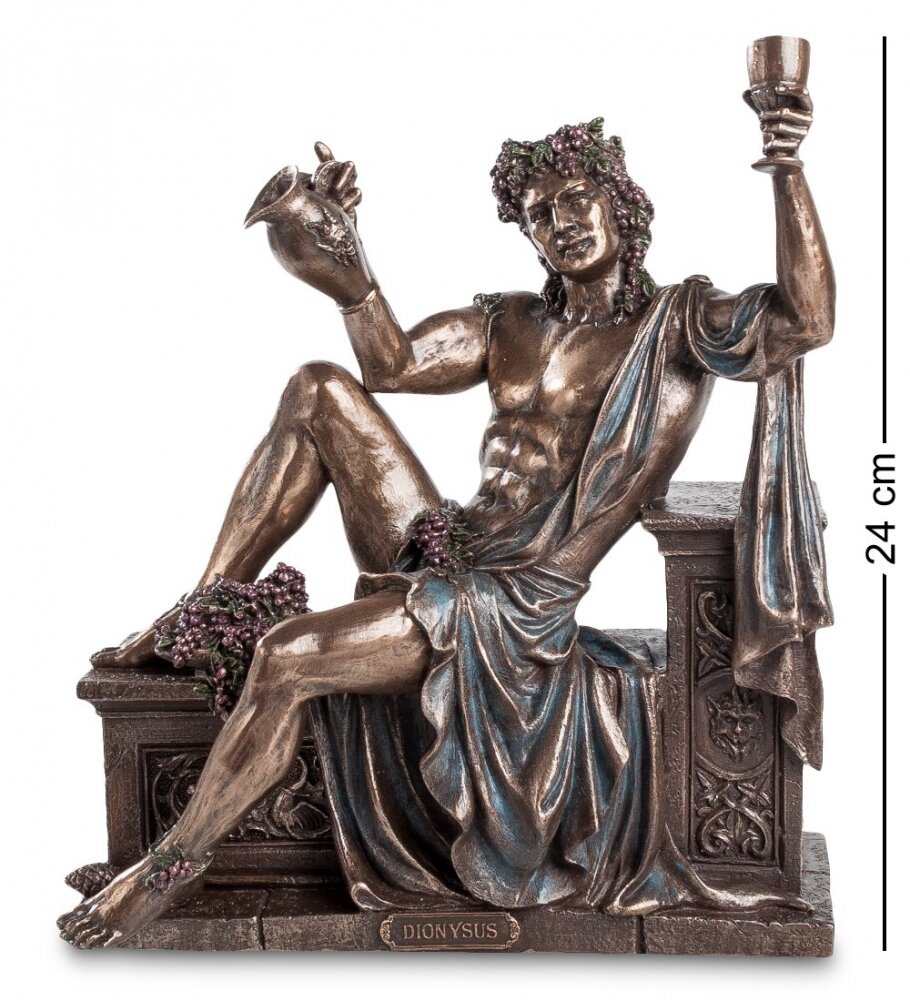 Статуэтка Veronese "Дионис - бог виноделия и веселья" (bronze) WS-571