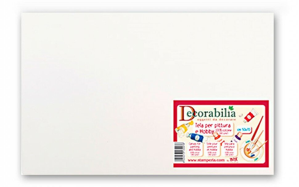 Stamperia KTL30 Холст на подрамнике прямоугольный, беленый, 15 х 20 х 1.8 см