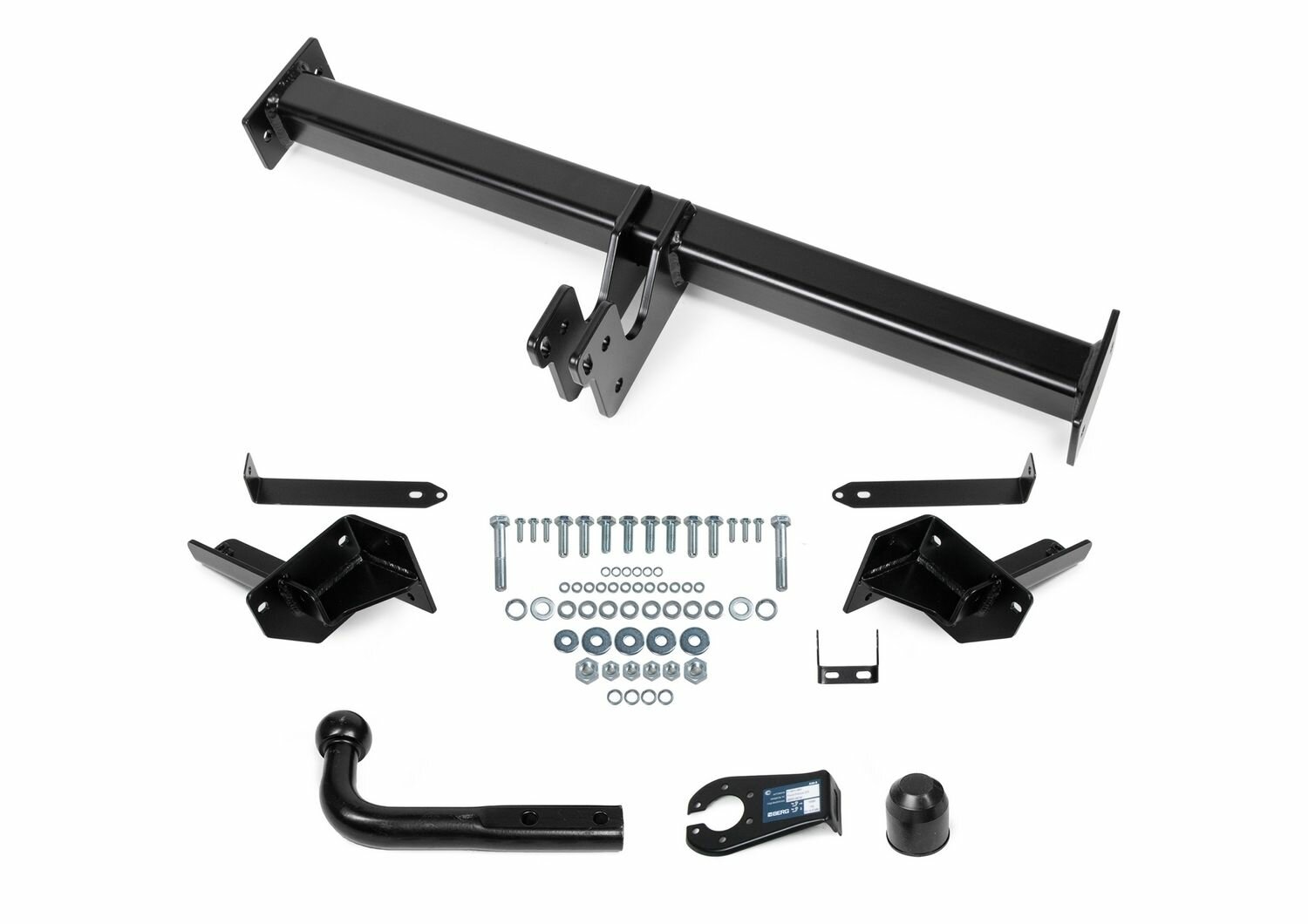 Фаркоп с электр. Smart, Chery Tiggo 8 (вкл. Pro, Max) 2020-, шар A, 1500/75 кг, F.0913.001, Berg (паспорт, сертификат)