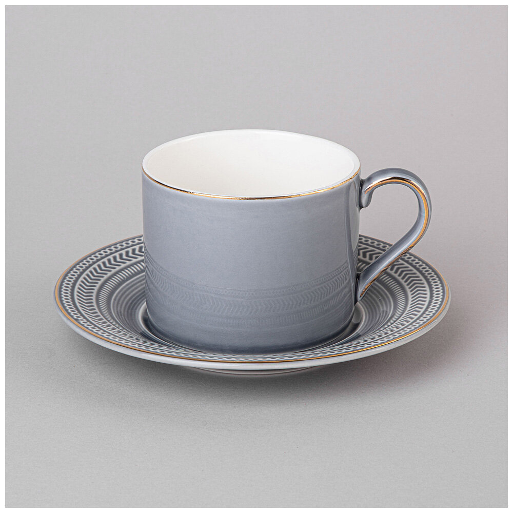 Чайная пара 42-540 lefard top style 250 мл бежевая