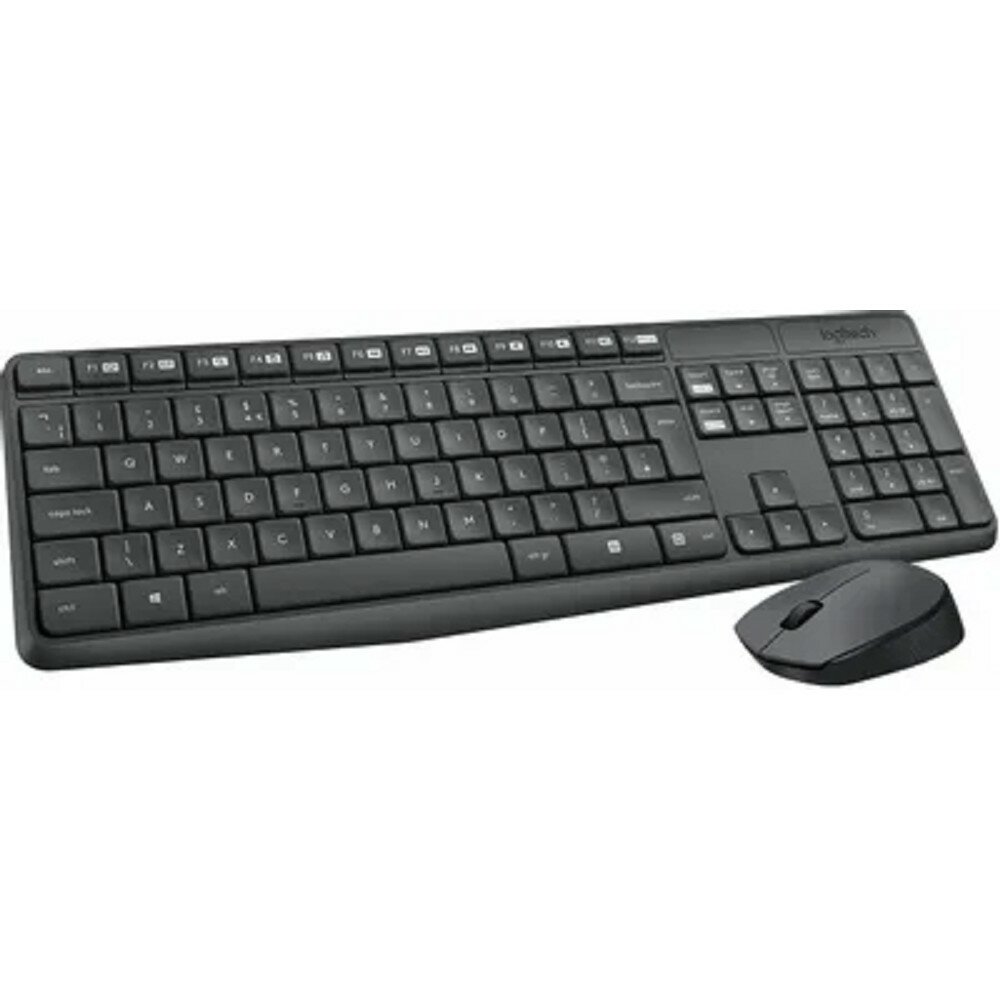 Комплект (клавиатура + мышь) Logitech MK235 Беспроводная