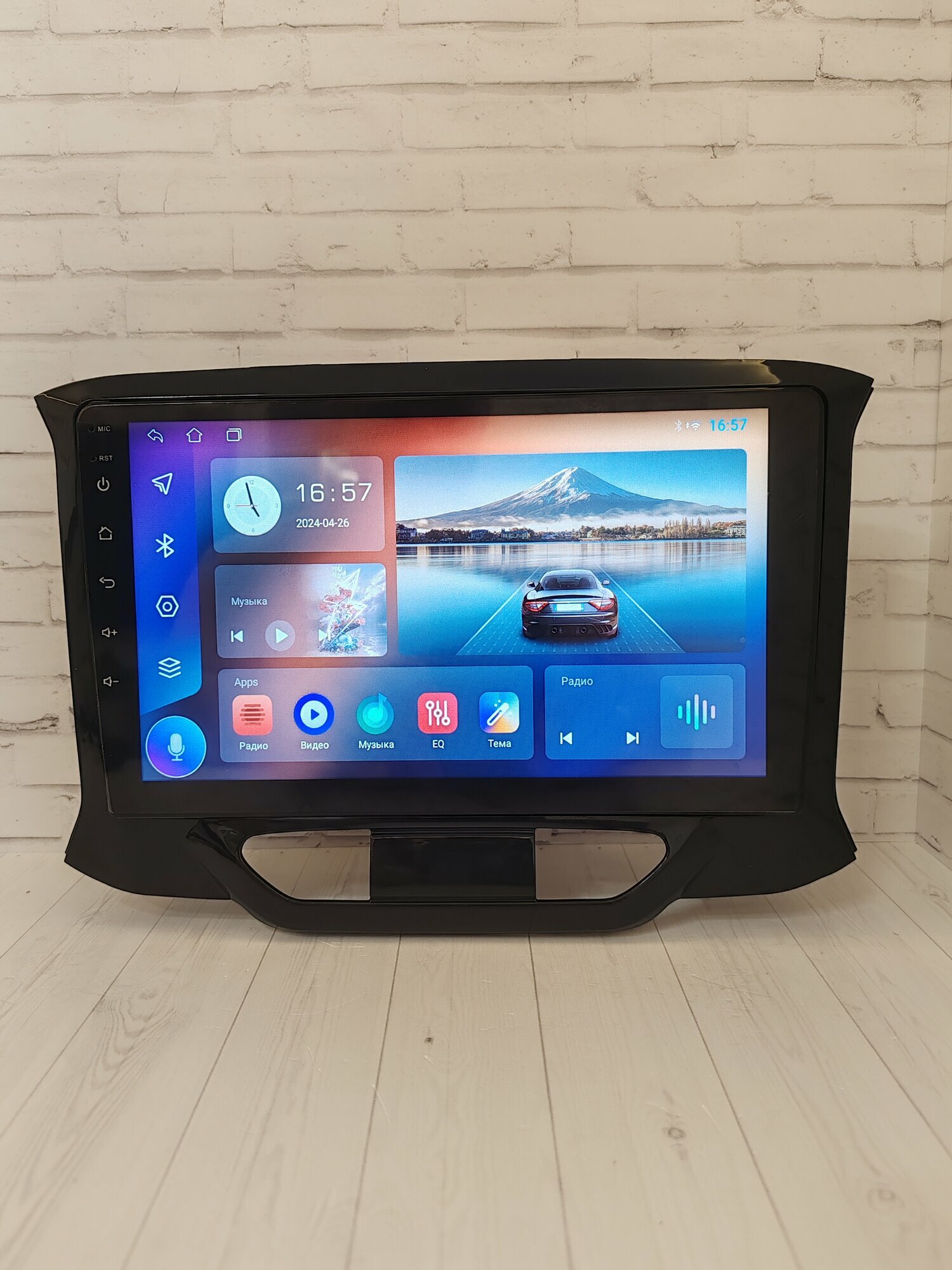 Магнитола андроид BOS-MINI 4/64гб, CarPlay, WiFi, GPS, USB, Блютус, Кулер, для Lada XRAY (X-RAY) 2015 год+