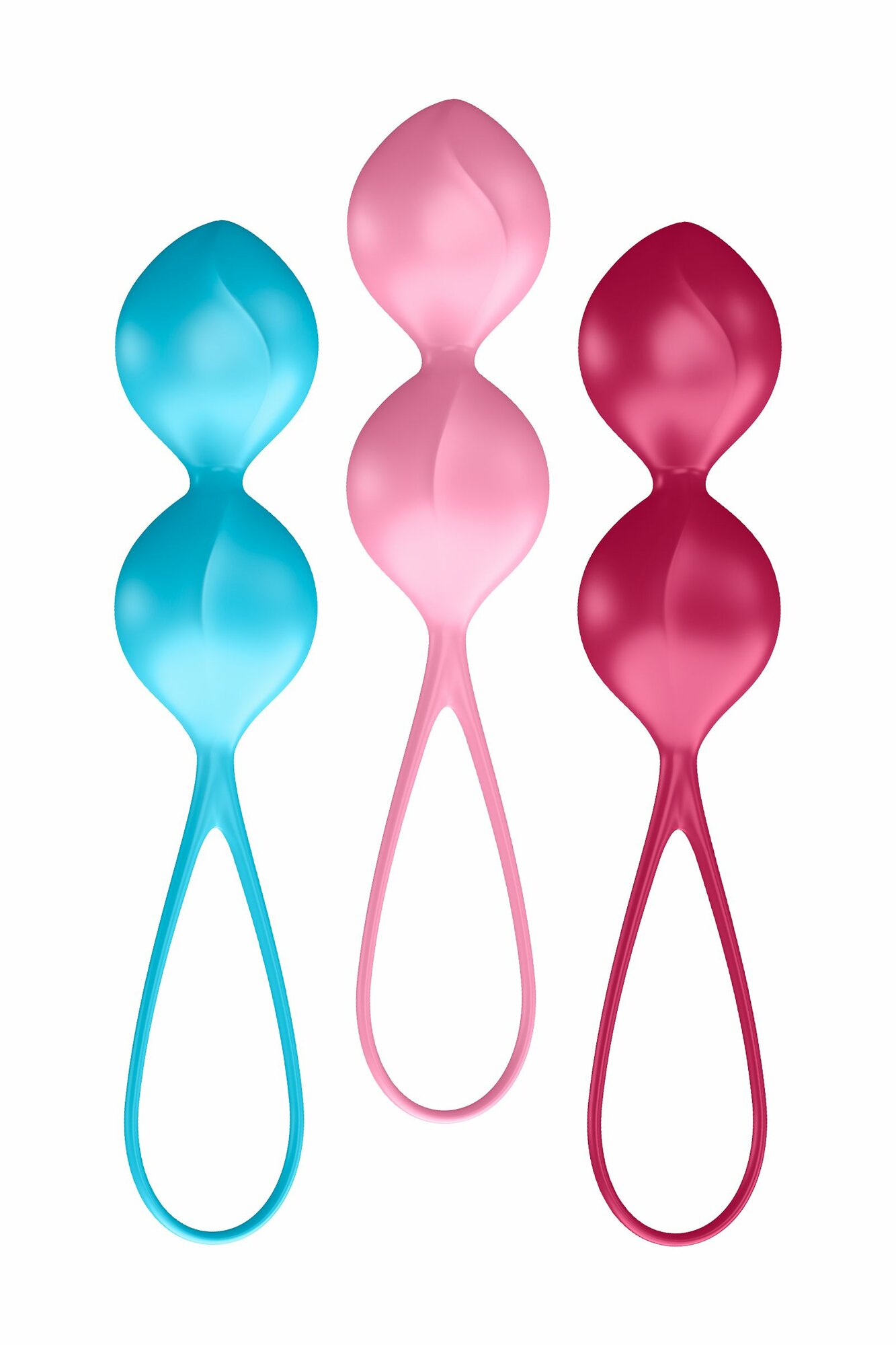 Набор вагинальных шариков Satisfyer Balls C03 Double, силикон, ассорти, Ø 3 см. Satisfyer Набор вагинальных шариков Satisfyer Balls C03 Double, силикон, ассорти, Ø 3 см.