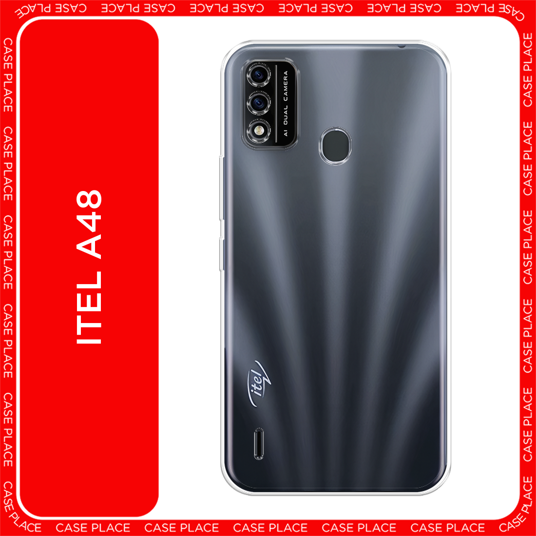 Чехол на Itel A48 / Ител А48 прозрачный