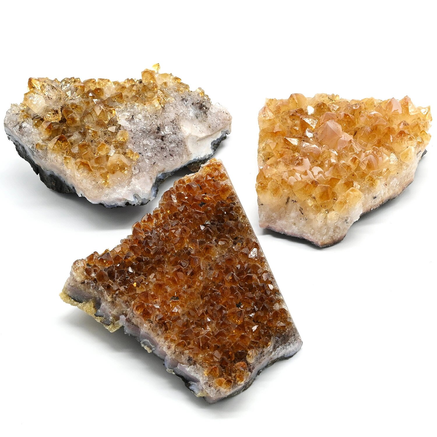 Друза цитрин 68*51*25мм, 140-149г, (L) .