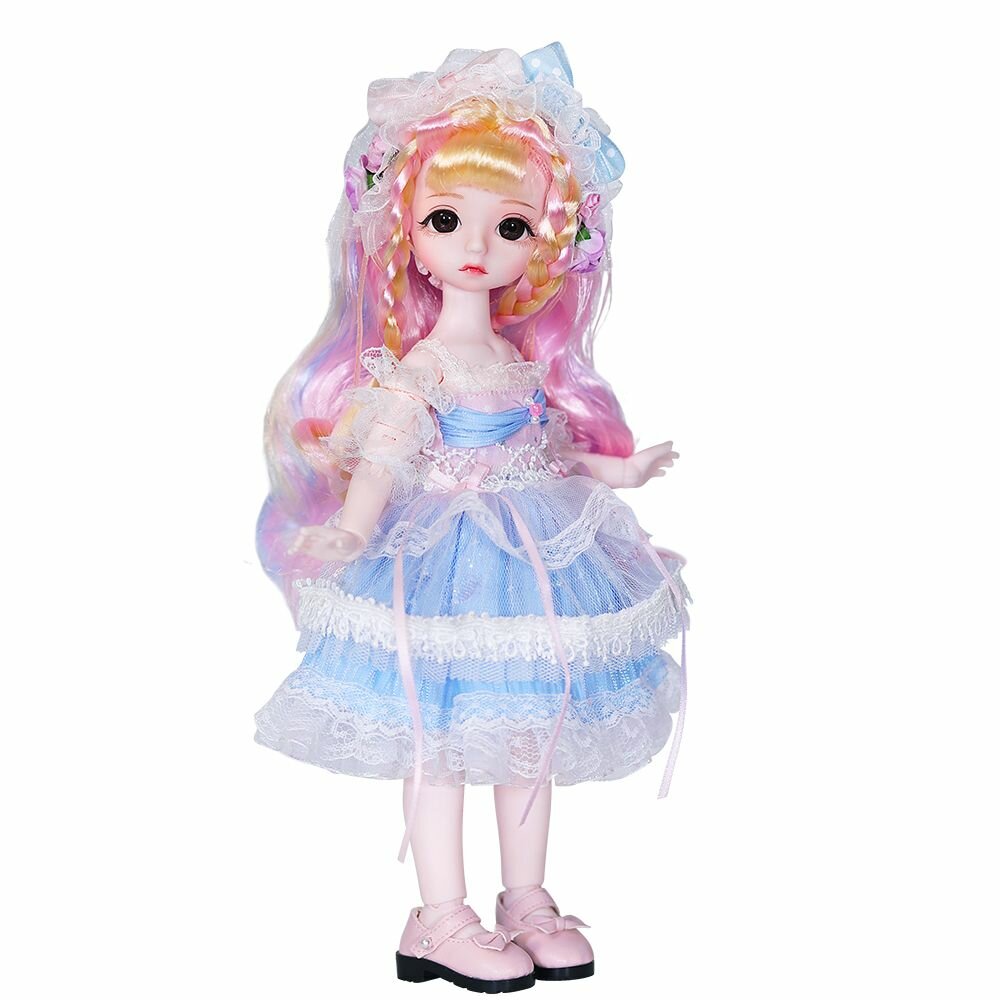 Пушистые игрушки кукла dream fairy 1/6, 28 см, платье bjd -enj