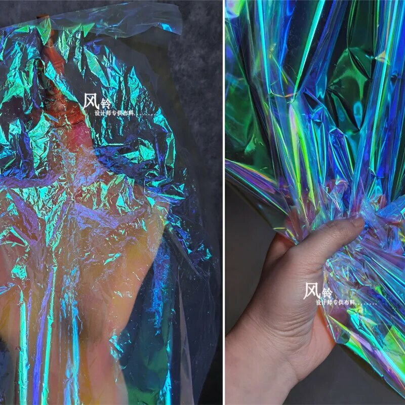 ТПУ ткань радужная 50x60 см, Roll up for shipment
