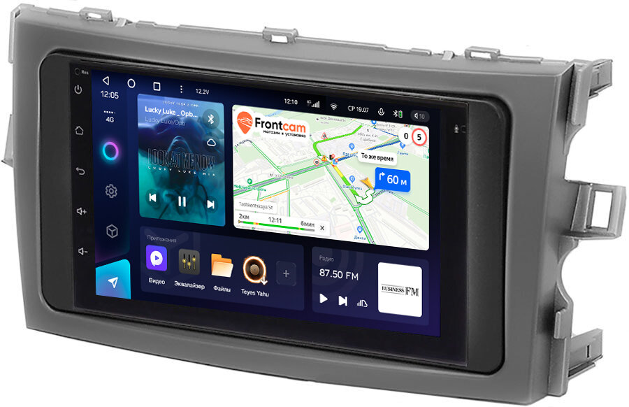 Штатная магнитола Toyota Verso 2009-2018 (темно-серая) Teyes CC3L 4/32 7" RP-11-775-458 Android 10 (4G-SIM, DSP, IPS)