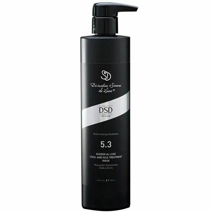 DsD de Luxe - 5.3L Steel and Silk Treatment Mask Восстанавливающая маска Сталь и шелк 500 мл