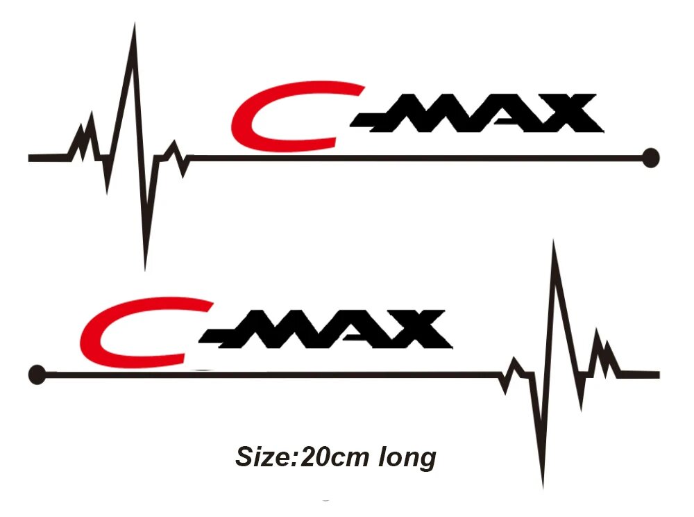 Наклейка на кузов автомобиля Ford Cmax C-MAX черный