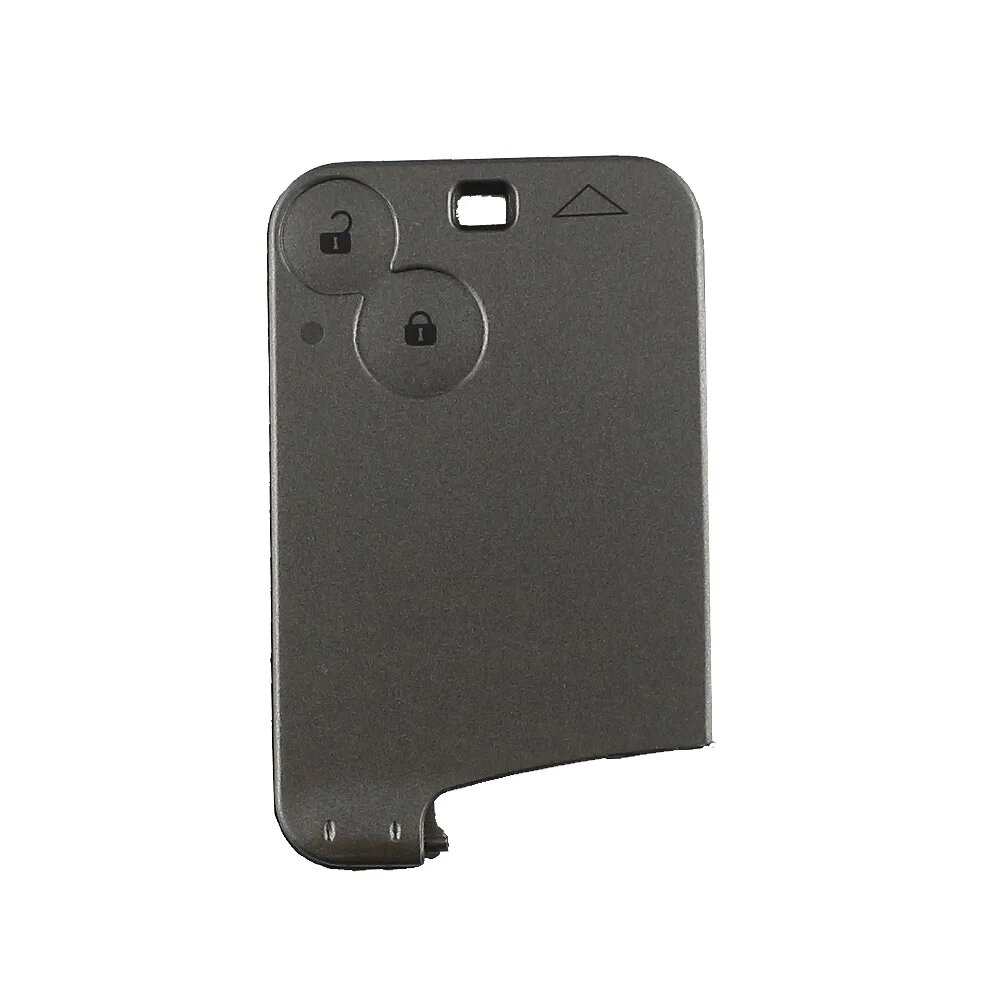 YIQIXIN 2-кнопочный смарт-ключа-карта, замена для Renault Laguna Espace Vel-Satis 2002-2006, корпус автомобильного ключа с черным держателем батареи 2 кнопки