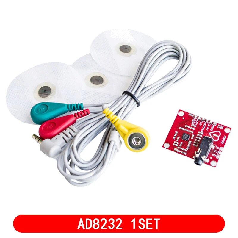 ЭКГ модуль AD8232 измерение показателей ЭКГ Пульс сердце ЭКГ датчик мониторинга комплект для Arduino