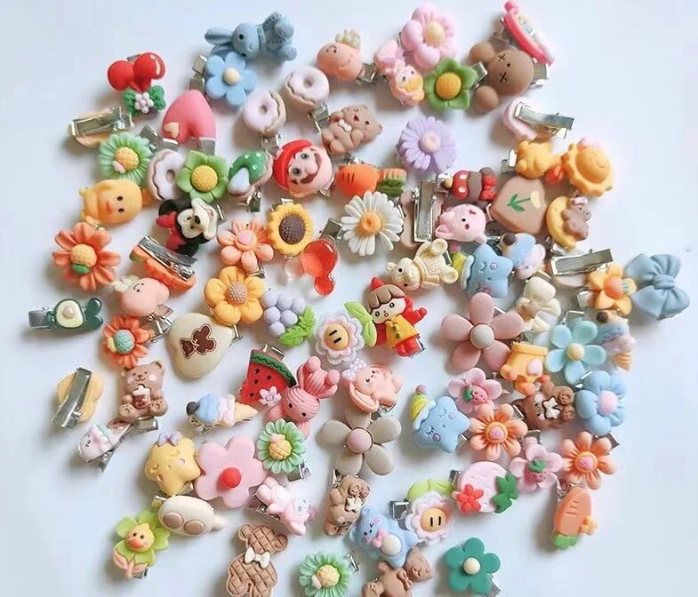 Заколки для волос детские, 20 шт, цвет 5 pcs