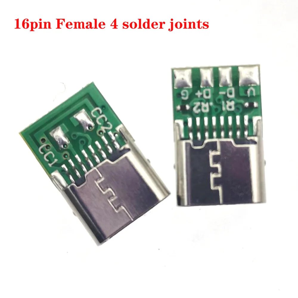 Разъем USB Type C 16 PIN, 3 шт.