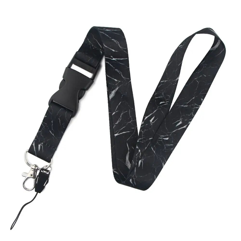Мраморный шнурок с USB ID, держатель для значков, шнурок для ключей «сделай сам», свисток, камера, A