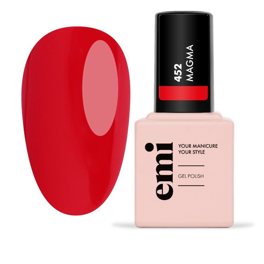 EMI, Гель-лак №452 "Магма", 9 мл