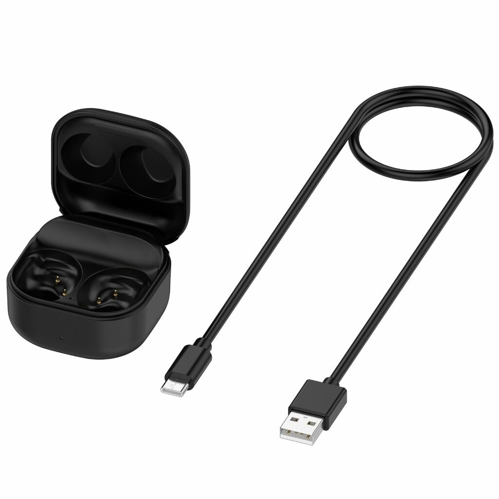 Чехол Для Зарядки наушников Samsung Galaxy Buds FE R400-Черный