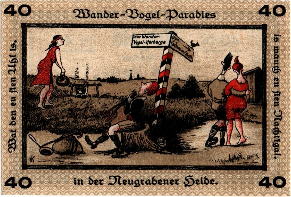 Нотгельд 40 пфеннигов Германия 31.03.1922 год