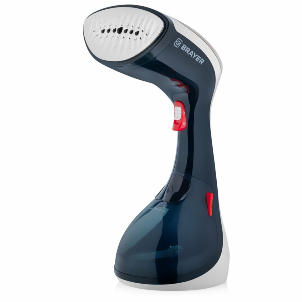 Отпариватель ручной BRAYER BR4123, 1630 Вт, 25 г/мин, резервуар 0,27 л, 1 режим, синий/белый, 456117