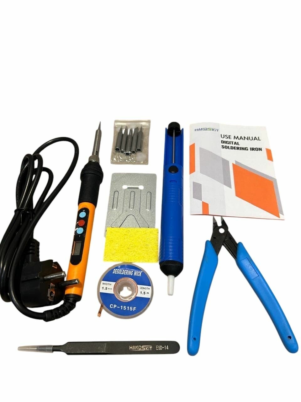 Набор для пайки, паяльник с цифровым дисплеем ,90W