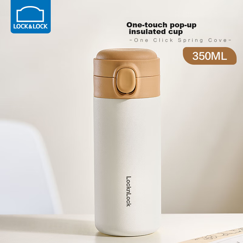 Locknlock Children's Insulated Cup, Stainless Steel Water Bottle for Girls, Mini Direct Drinking Cup for Elementary School Students, Small Capacity Portable Travel Mug
