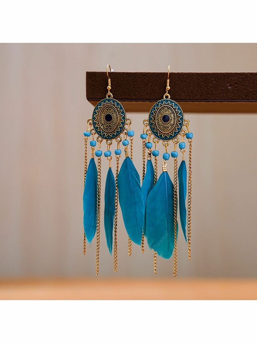 Серьги, дерево