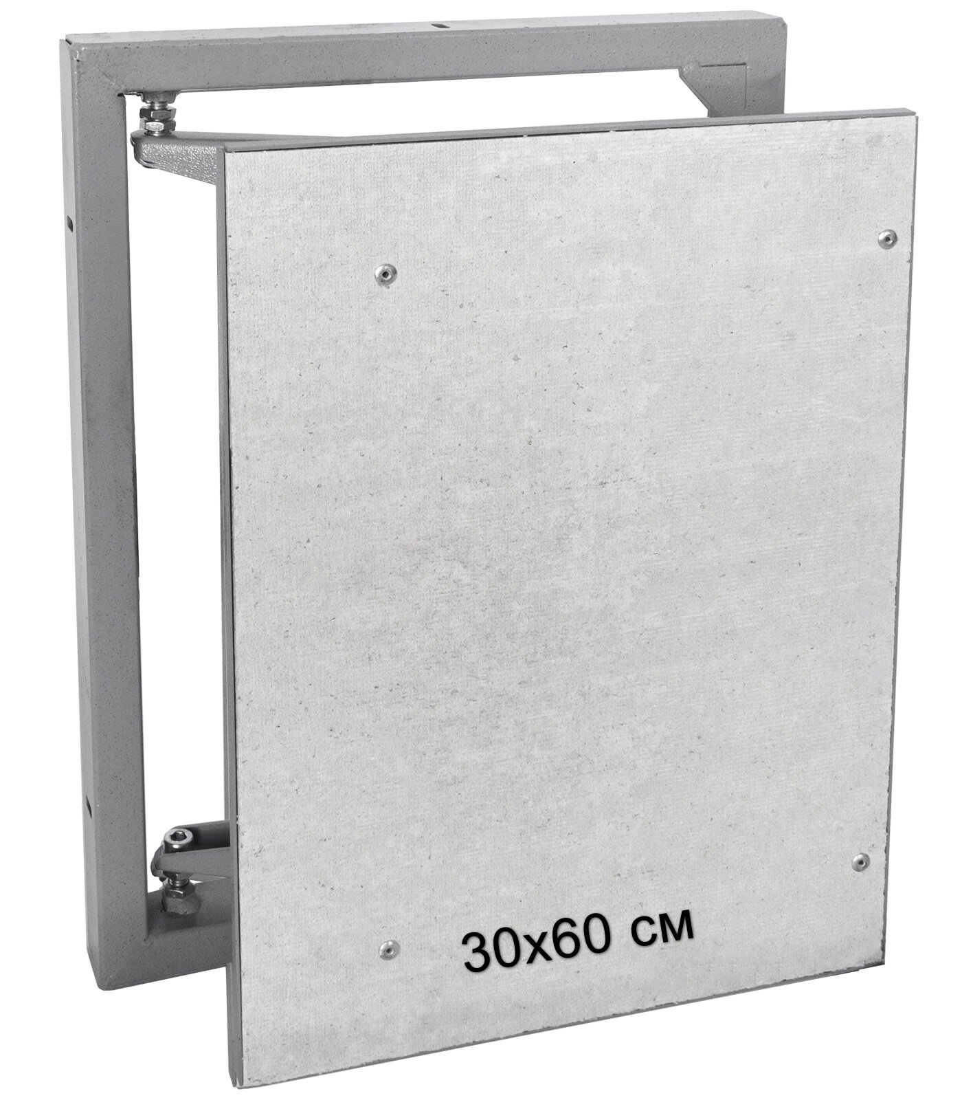 Люк нажимной с регулируемой петлей 30×60 ЛК2МН для доступа к коммуникациям