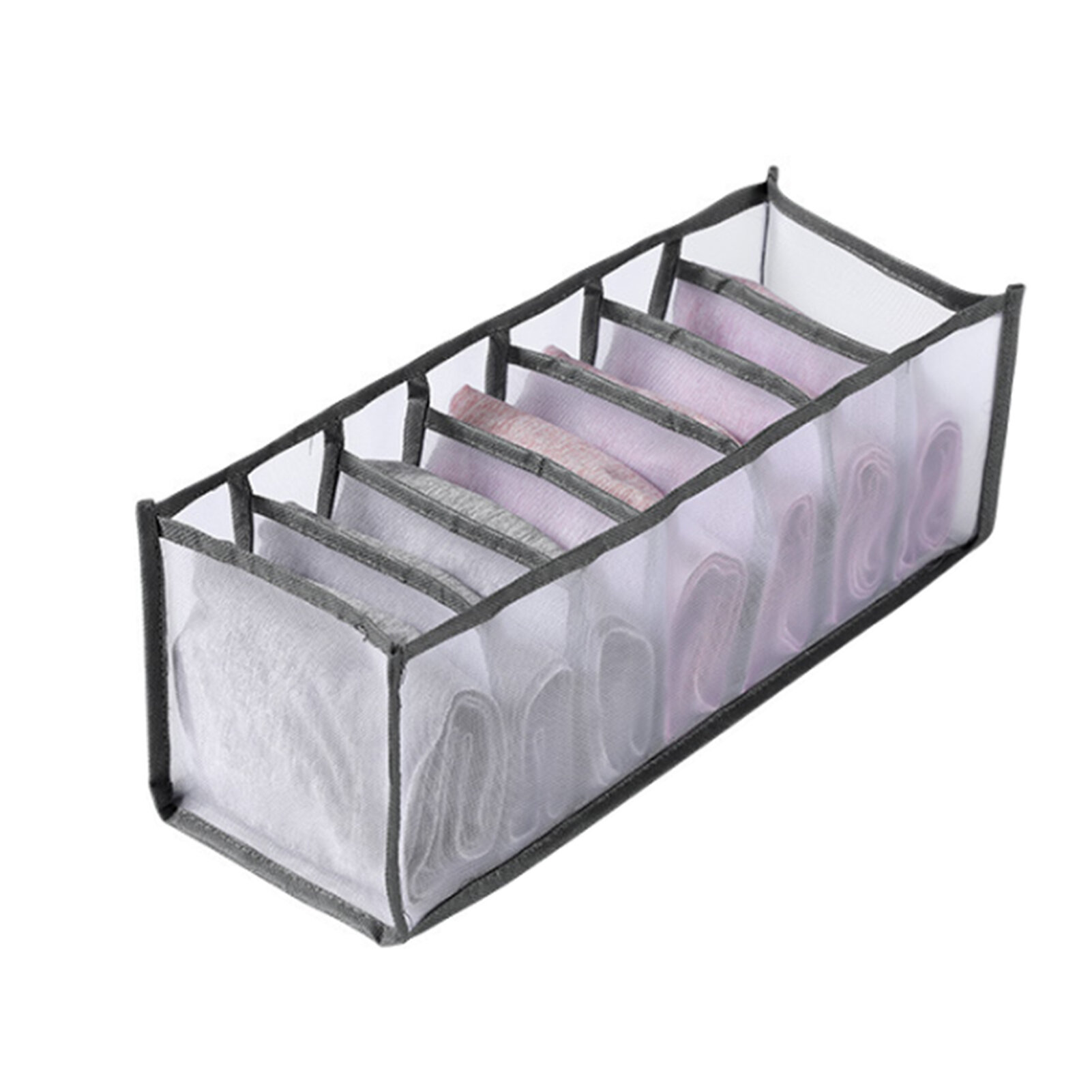 Складной ящик для хранения нижнего белья, ящик для хранения, разделитель, сетчатый органайзер для нижнего белья/бюстгальтеров/носков