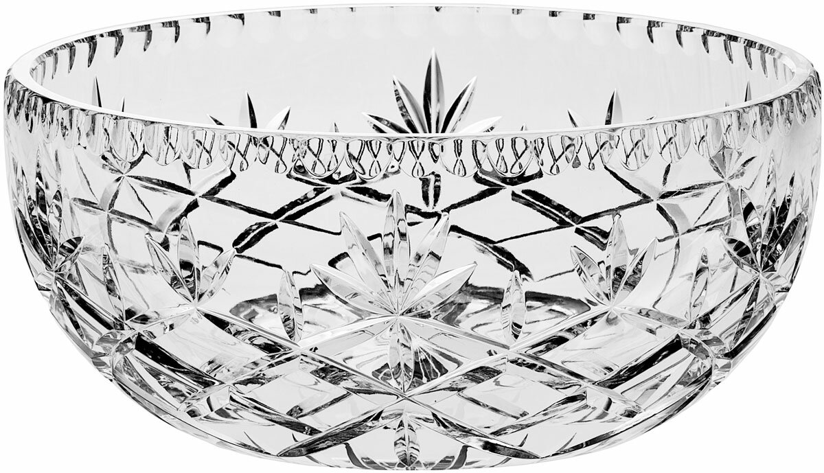 Салатник "CHRISTIE", 23 см, хрусталь, Crystal Bohemia/ БПХ072