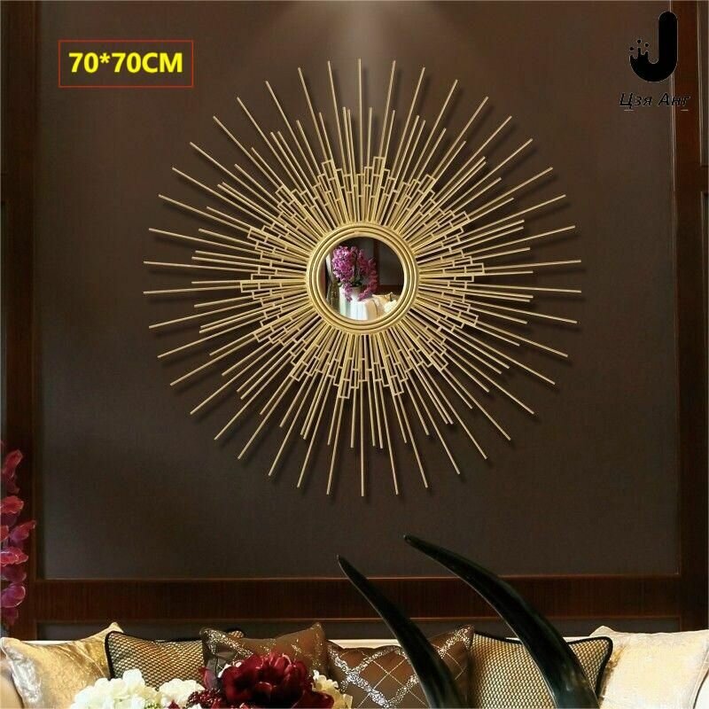 Стильное зеркальное панно для гостиной коридора и ванной украшение интерьера с эффектом расширения пространства