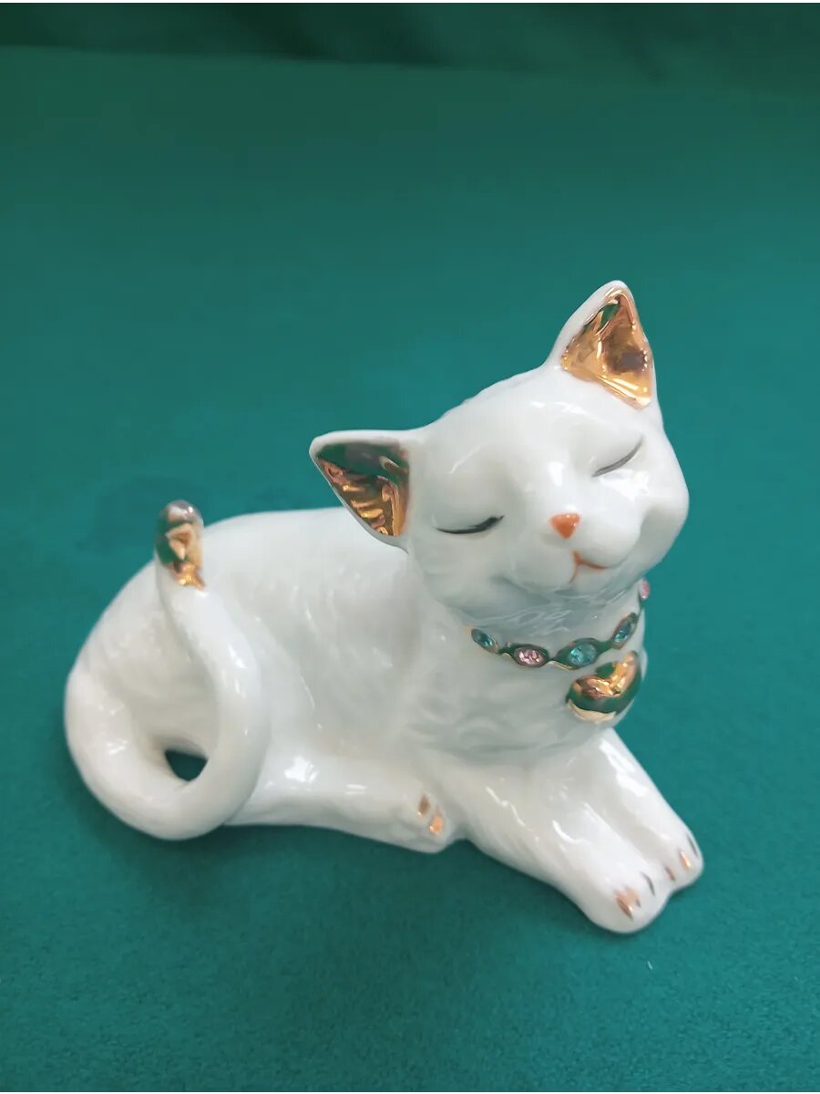 Статуэтка "Кошка" Керамика, эпоха СССР, Винтаж