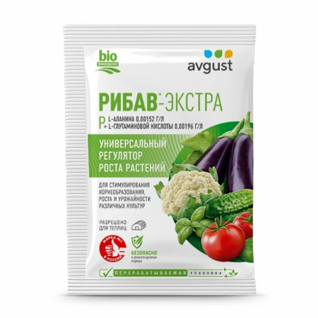 Удобрение Рибав-Экстра, стимулятор корнеобразования, жидкость, 1 мл, Avgust