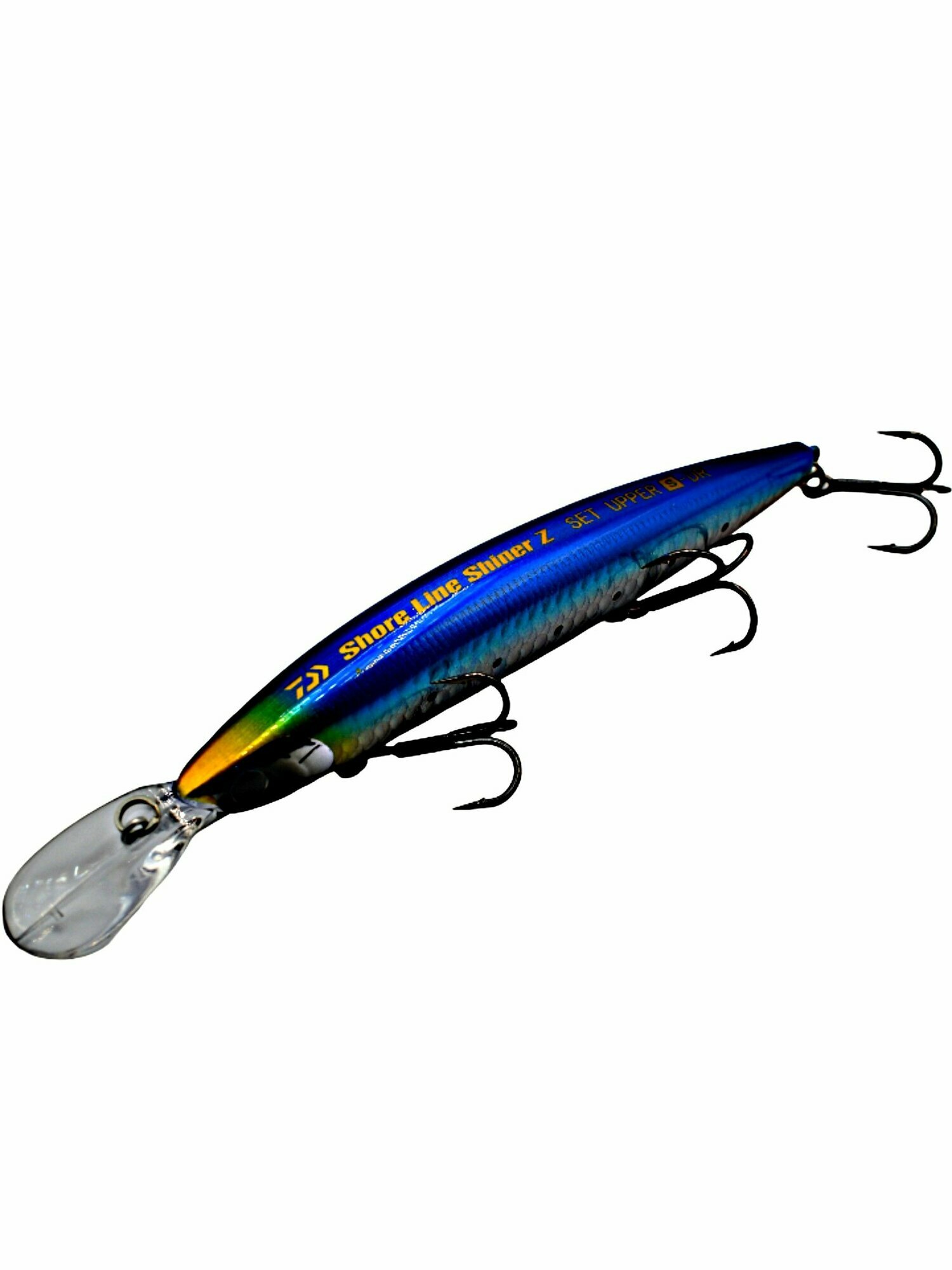 Воблер Daiwa Shore Line Shiner Set Upper 125 S DR 125 мм, 27.5 г, suspending, тройники #5 для твичинга щуки, судака, жереха
