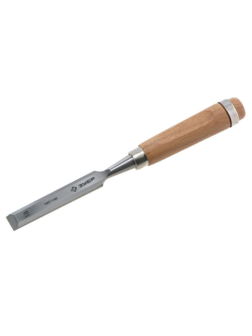 Стамеска-долото "Классик" с деревянной рукояткой, 18мм, ЗУБР
