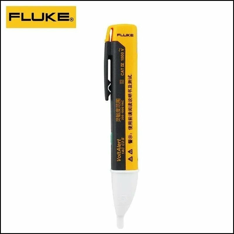 Fluke 1AC-C2-II Бесконтактный тестер напряжения переменного тока Ручка для измерения электрического напряжения от 200 до 1000 В