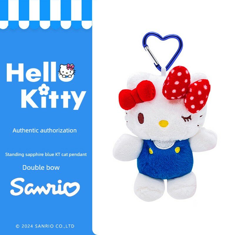 Оригинальный плюшевый кулон Hello Kitty, брелок для сумки Hello Kitty, игрушка-украшение, подарок на день рождения