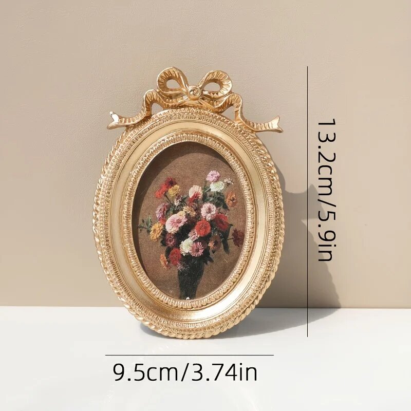 Антикварные золотые овальные резные фоторамки tuoyuan-miniXK