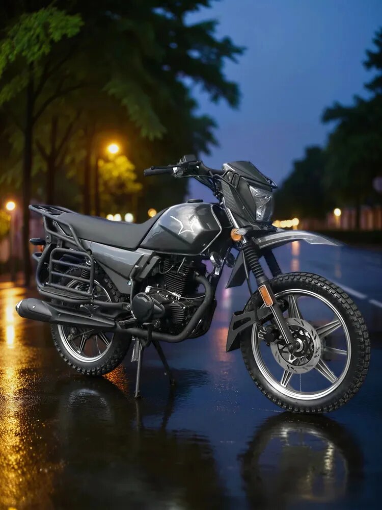 Мотоцикл INTRUDER 200 с ПТС (серый)