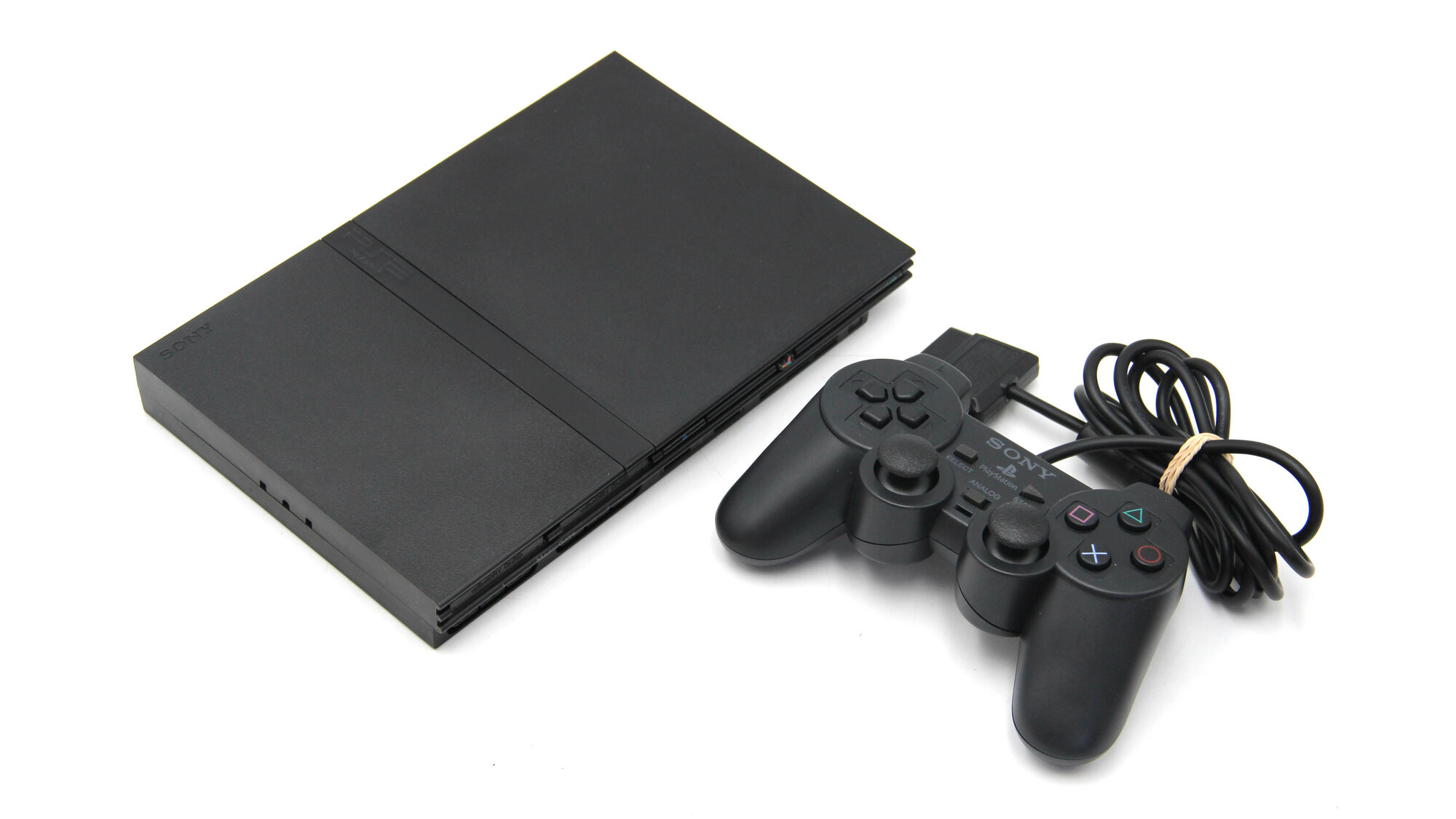 Игровая приставка Sony PlayStation 2 Slim (SCPH 70006) Black В коробке