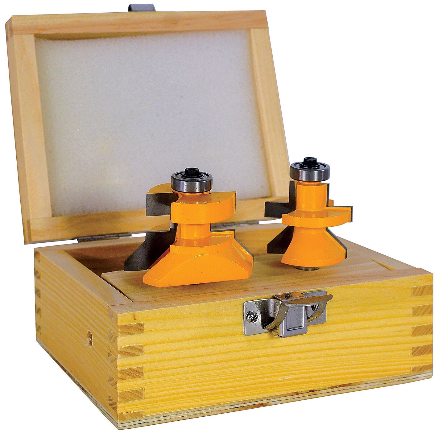 Набор фрез для изготовления вагонки 50 x 30 мм хвостовик 8 мм 2шт Энкор 10607