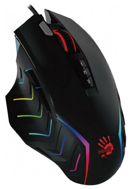 Мышь A4Tech Bloody J95s USB серый