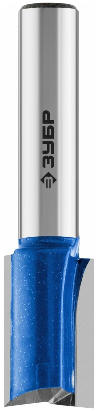 ЗУБР 12x30мм, хвостовик 8мм, фреза пазовая прямая с нижними подрезателями, серия Профессионал