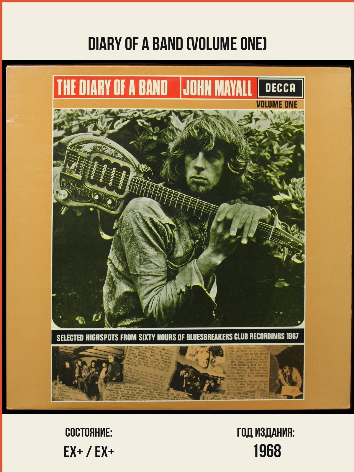 Виниловая пластинка Decca John Mayall – Diary Of A Band (Volume One)